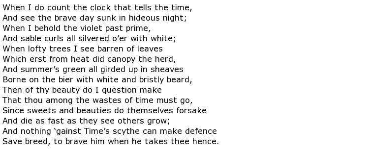 Poems About Time My Poetic Side
