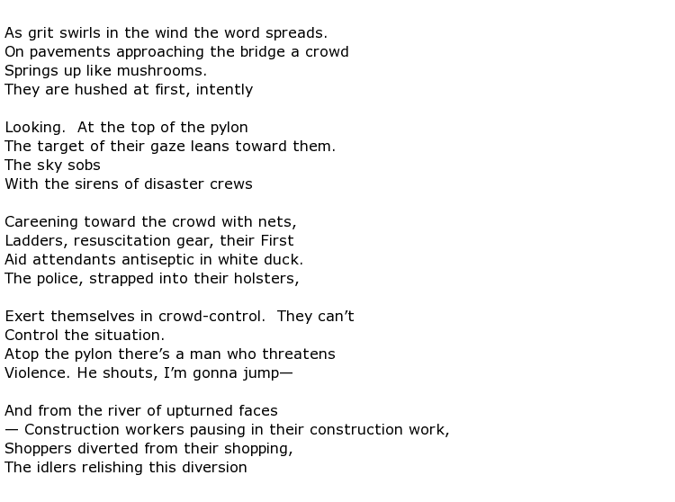 Daniel Hoffman Poems > My poetic side