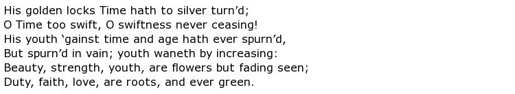 George Peele Poems > My poetic side